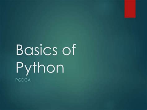 Ppt Python Notes List Tuple Data Types Ope Pdf