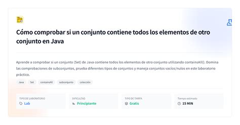 Cómo Comprobar Si Un Conjunto Contiene Todos Los Elementos De Otro