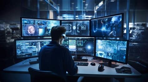 A Photo Of A Computer Vision Research Lab Developing Premium Ai