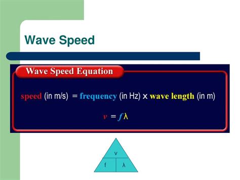 PPT Calculating Wave Speed PowerPoint Presentation Free Download ID