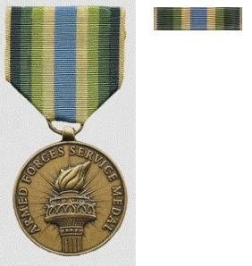 Armed Forces Service Medal Tops Military Supply Veteran Serving
