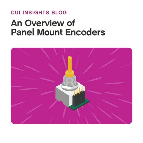 Cui Insights™ Blog On Panel Mount Encoders Cui Devices Posted On The