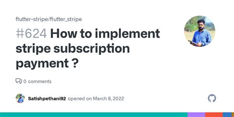 How To Implement Stripe Subscription Payment · Issue 624 · Flutter