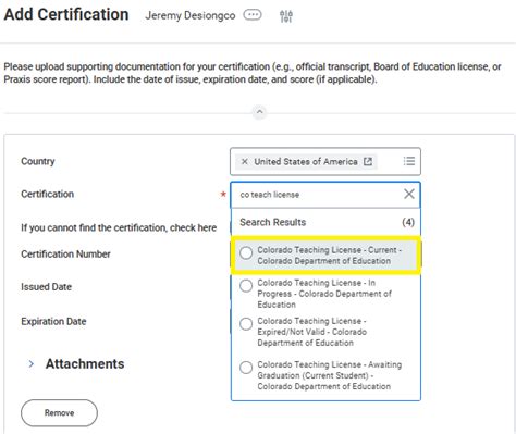 Workday Guide Update Certifications Denver School Of Science