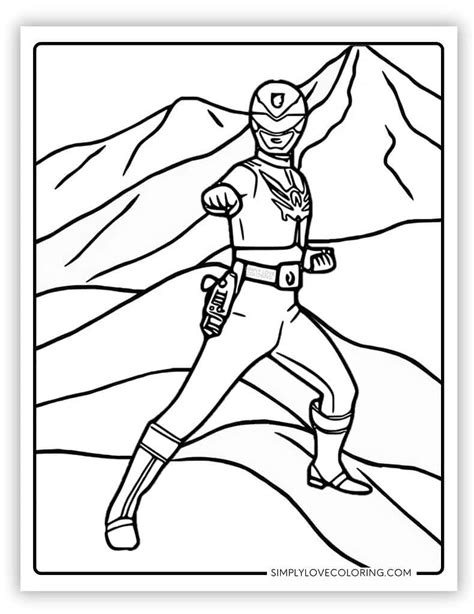Power Ranger Coloring Pages Power Rangers Coloring Pages