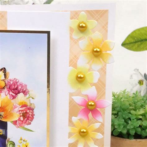 Fancy Edge Blanks Floral Edge Hunkydory Crafts