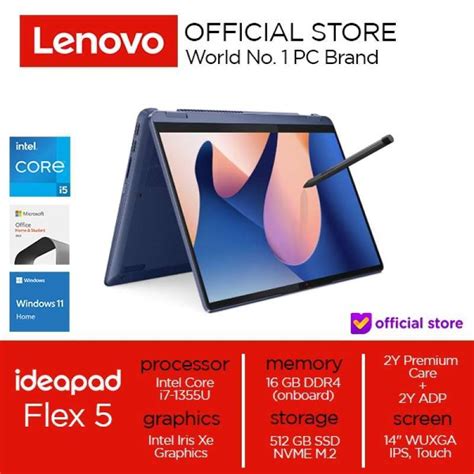 Jual Lenovo Ideapad Flex 5 14iru8 3lid 3nid Intel Core I7 1355u 16gb 512gb Ssd Intel Iris Xe