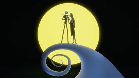 I Made Jack And Sally In 3d Such A Lovely Couple Rtimburton