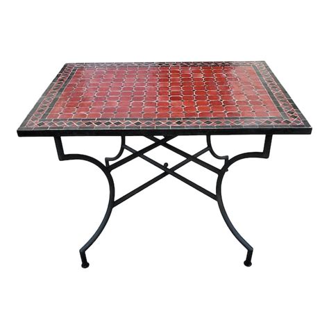 Rectangular Mosaic Table Etsy