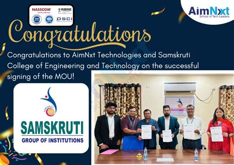 Aimnxt Edtech On Linkedin Aimnxt Mou Techeducation Industrycollaboration Careergrowth