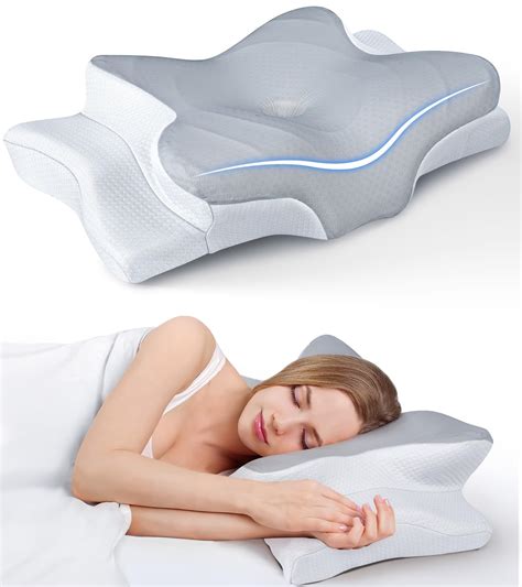Ultra Pain Relief Cooling Pillow For Neck Support Adjustable Cervical Pillow Cozy Sleeping