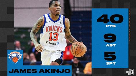 James Akinjo Drops 40 Points And 9 Assists In His Second Pro Game For The