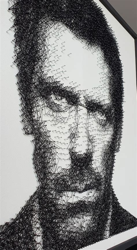 Dr House String Art Gregory House Portrait Hugh Laurie Home Decor