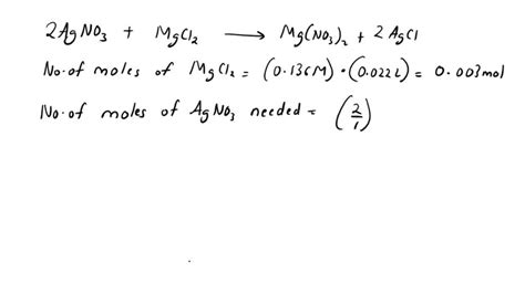 solved question 21 if 22 ml of 0 136m mgcl2 is needed to completely