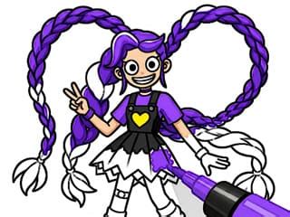 Poppy Playtime Chapter 5 Lily Lovebraids Coloring Page