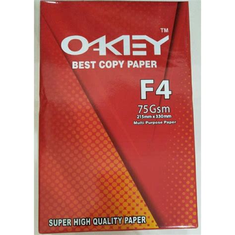 Okey Kertas Hvs Okey F4 75gsm