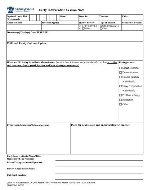 Speech Therapy Progress Notes Template Notes Template Report