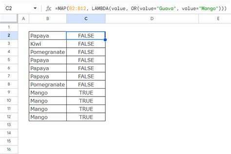 Using OR To Return Expanded Results In Google Sheets