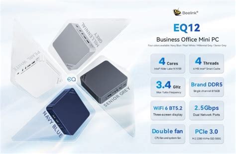 Beelink EQ12 Is A Low Power Mini PC With Intel Processor N100 Alder Lake N Liliputing