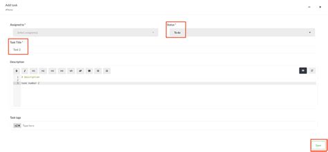 Tasks Documentation