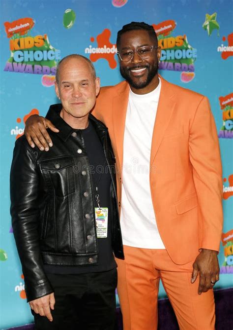 Brian Robbins And Nate Burleson Editorial Image Image Of Robbins Talent 271460330