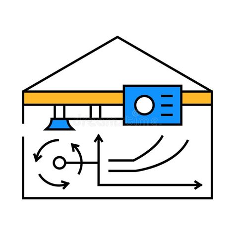 Ventilation Rate Icon Color Illustration Stock Vector Illustration Of