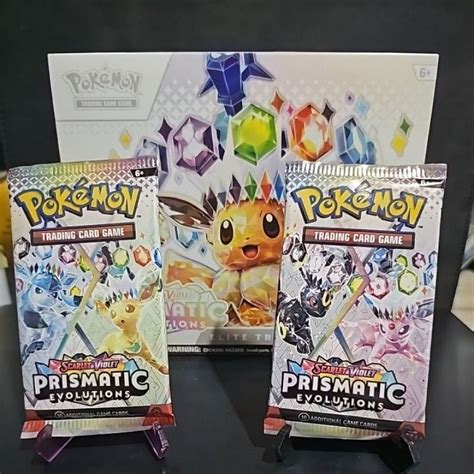Jual Prismatic Evolution Booster Pack Ex Etb Inggris Original Pokemon