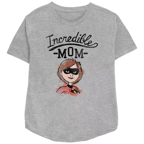 Disney Pixar The Incredibles Womens Incredible Mom Relaxed Fit