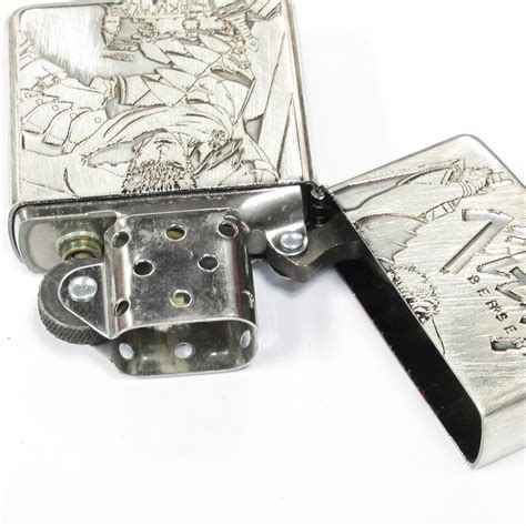 Zippo Berserk Guts Both Sides Etching Used Finish Feeling Japanese