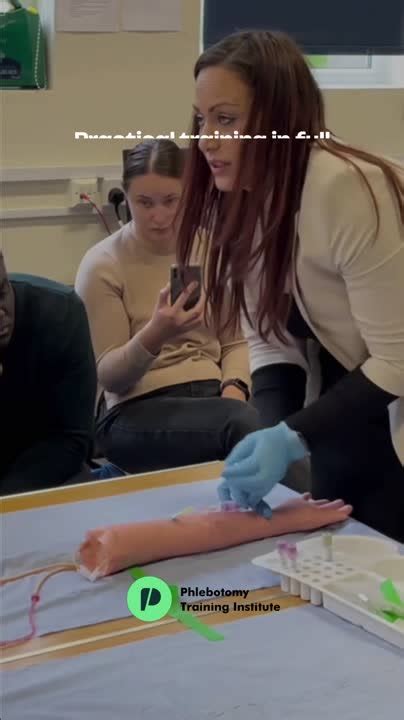 Phlebotomy Training Institute On Linkedin Practical Training In Full