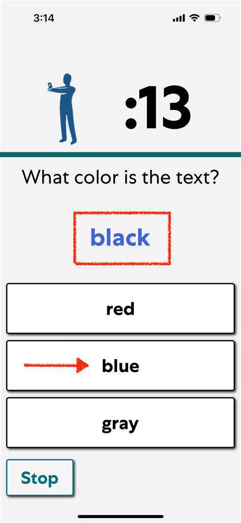 How To Play Stroop Color Matching Game Nymbl Support