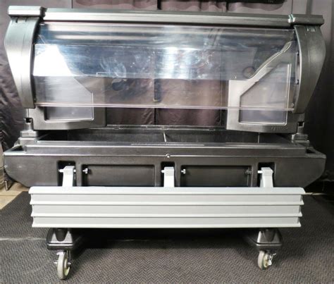 Cambro Versa Vbrl5 Black 5 Foot Low Height Cold Food Salad Bar