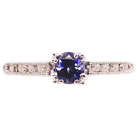 Benitoite Ring 2 For Sale On 1stdibs Benitoite Ring For Sale