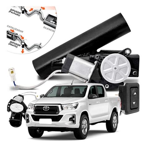 Difusor De Escapamento Preto Esportivo Toyota Hilux Shopee Brasil