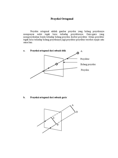 Proyeksi Ortogonal Pdf