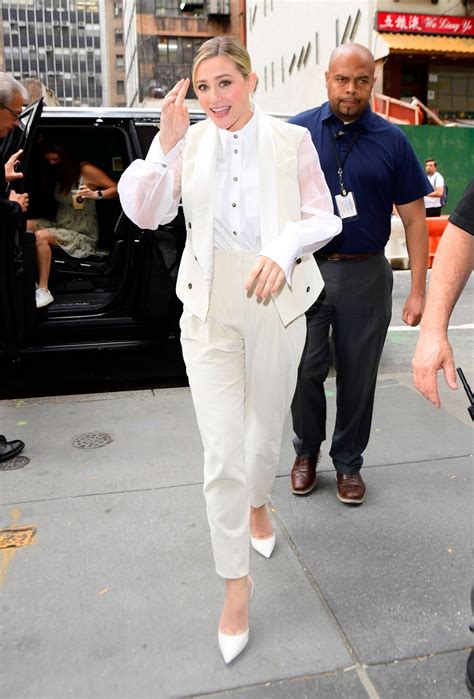 Lili Reinhart Arrives At Today Show In New York 08 10 2022 Hawtcelebs