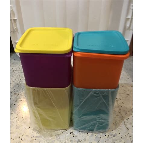 Tupperware Square Round 2 2 Liter 1 Piece Shopee Malaysia