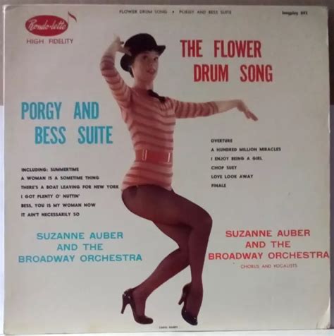 Lp Suzanne Auber Broadway Orchestra Batterie Fleurieporgy And Bess