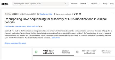 Repurposing Rna Sequencing For Discovery Of Rna Modifications In Clinical Cohorts