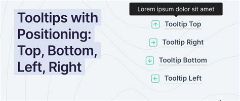 Tooltips With Positioning Top Bottom Left Right Dev Community