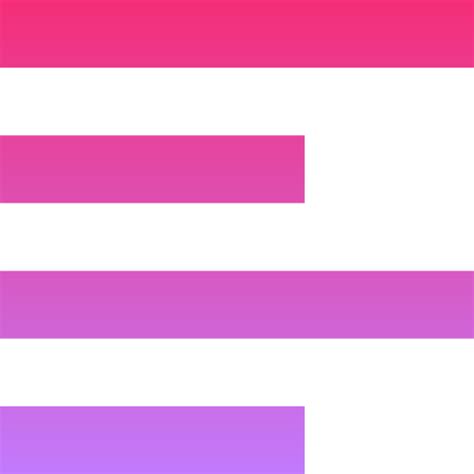 Left Align Generic Flat Gradient Icon