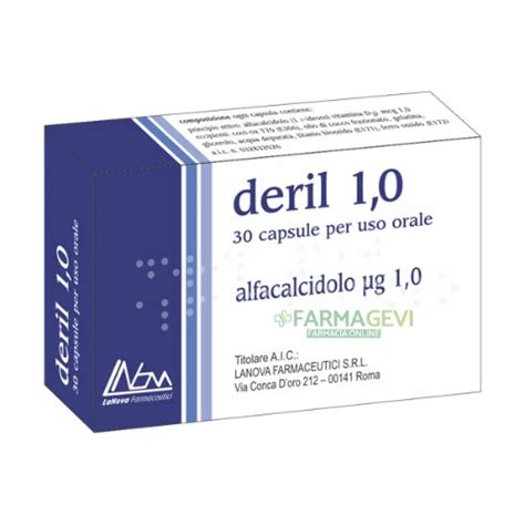 Deril Foglietto Illustrativo Farmagevi