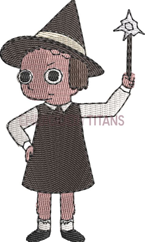 Alice Fefferman Summer Camp Island Free Machine Embroidery Design Download In Pes Jef Vp3 Formats