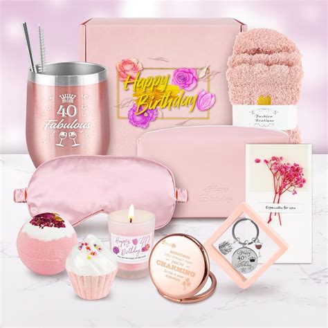 40th Birthday Ts For Women Happy Birthday Ts Basket