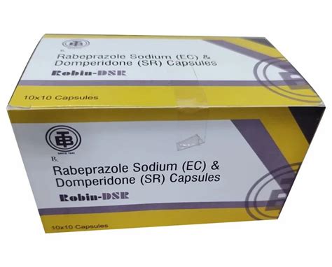 Rabeprazole Sodium Domperidone Capsule At ₹ 132box Rabeprazole