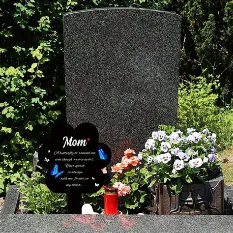 1 част акрилов паметен стълб за майка с на пеперуда Temu Bulgaria