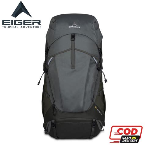 Tas Carrier Eiger Ecosavior 45l Rucksack Tas Gunung Olive Lazada Indonesia