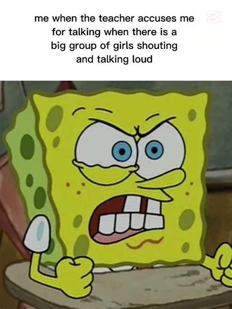 Edits Spongebob Teacher Classroom School Youtube