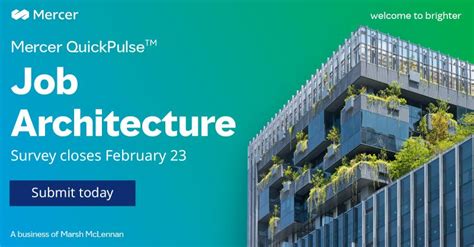 Us Mercer Quickpulse™ Survey Job Architecture Edition Fernando Trejo