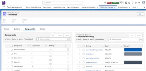Ui Component Settings